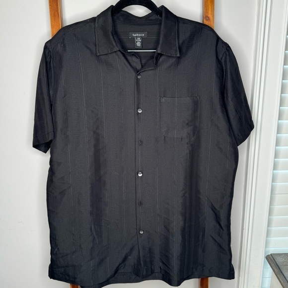 Van Heusen | Shirts | Mens Van Heusen Poly Rayon Stripe Shirt | Poshmark